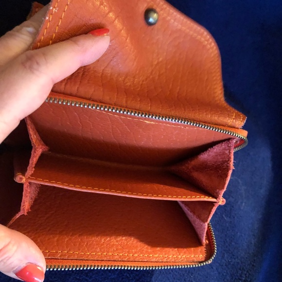 Lumi | Accessories | Lumi Wallet In Rust Leather | Poshmark